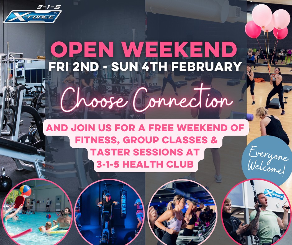 Open Weekend at 3-1-5 | 2nd - 4th February 2024 | Gym Offers
